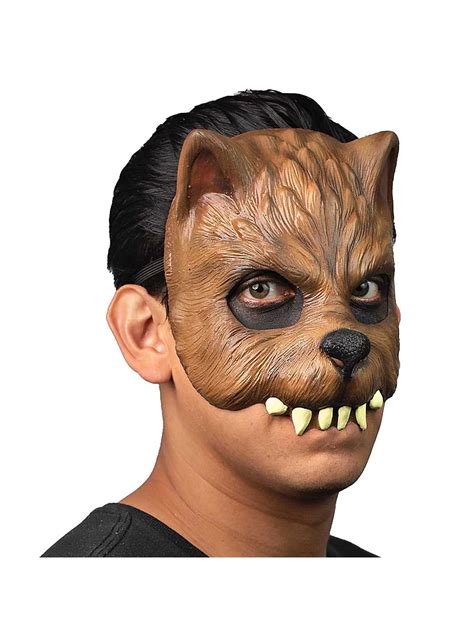 Small Werewolf With Overbite Half Mask