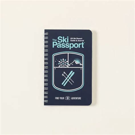 Uncommon Goods Ski Passport Guide And Journal To Us Ski Slopes