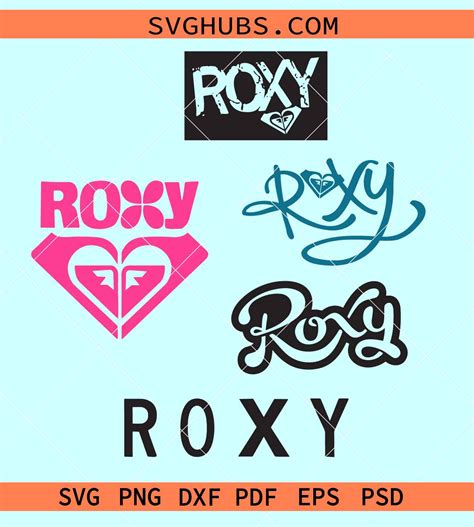 Roxy Logo Svg Quiksilver Roxy Logo Roxy Symbol Svg Surf Wear Svg