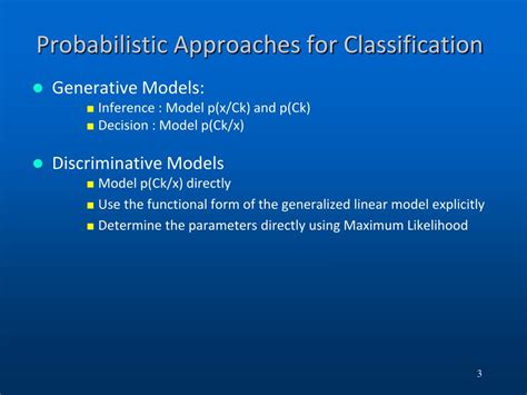 PPT Linear Models For Classification Probabilistic Methods PowerPoint Presentation ID
