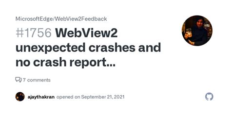 WebView Unexpected Crashes And No Crash Report Generated Issue MicrosoftEdge