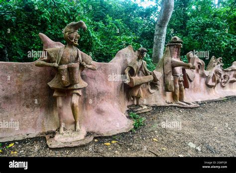 Voodoo Sculptures In The Osun Osogbo Sacred Grove Unesco World