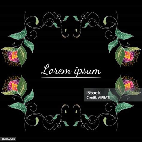 손으로 그린 트로피컬 프레임 정글 단풍 플랫 일러스트레이션입니다 꽃 테두리입니다 핸드 드로잉 벡터 절연 내츄럴 스프링 웨딩 카드 여름 열대 잎입니다 식물 플랫 스타일 프레임