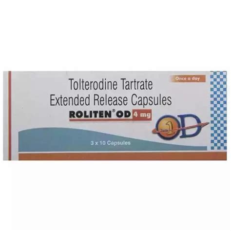 4mg Roliten Od Capsules At ₹ 370 Stripe Detrol Capsule In Nagpur Id 2854183490973