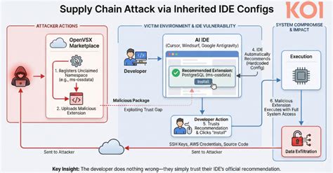 Vs Code Forks Recommend Missing Extensions Creating Supply Chain Risk