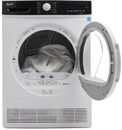 Avanti Fld40v0w 24 Inch Front Load Electric Dryer With 40 Cu Ft