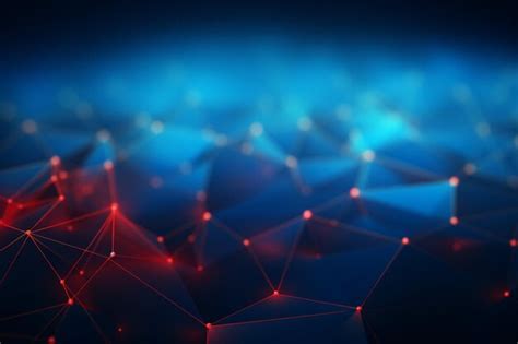 Premium Photo Abstract Geometric Wireframe Background