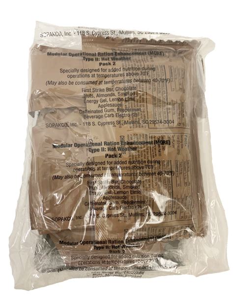 More Modular Operational Ration Enhancement Ammo Can Man