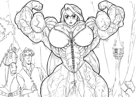 Rule 34 Abs Biceps Big Breasts Big Muscles Breasts Disney Disney Princess Extreme Muscles