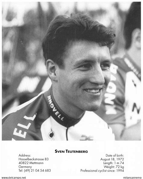 Cyclisme Cyclisme Cycliste Format 17 X 21 Sven Teutenberg