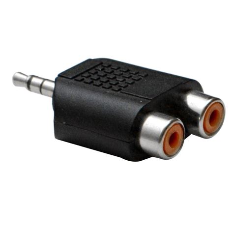 35mm To Dual Rca Female Adapter Splitter Y Adapter 18 To Dual