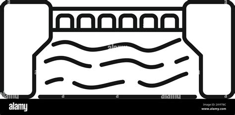 Hydroelectric Power Station Generating Clean Energy From Water Dam