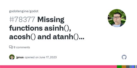 Missing Functions Asinh Acosh And Atanh Inverse Hyperbolic Functions For Gdscript