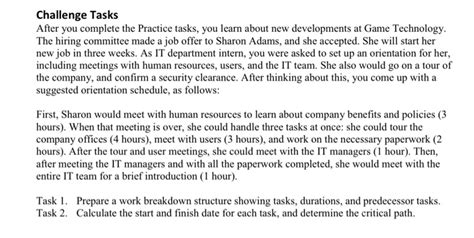 Solved Challenge Tasks After You Complete The Practice