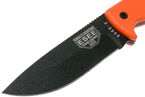 Esee Model 5 Orange 5p B Or Survival Knife With Kydex Sheath Belt
