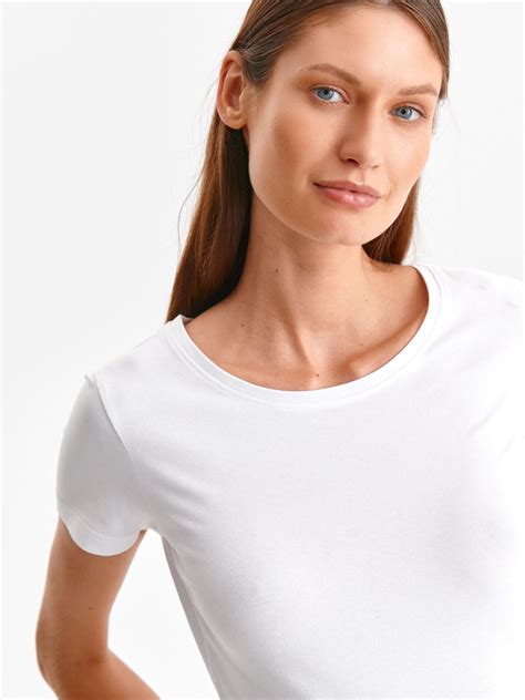 Изчистена бяла тениска Trendo Bg