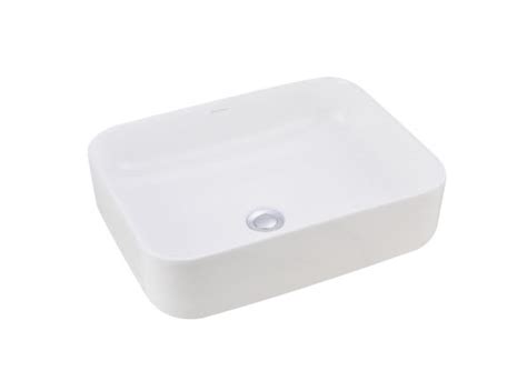 Valencia Slim Rectangular Countertop Basin Wbvc950141ww Johnsonsuisse Bathroom Solution