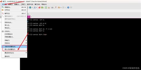 如何永久修改xshell中的光标以及字体文本等设置？ xshell的光标 csdn博客