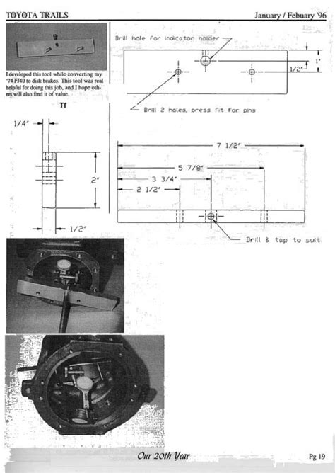 Knuckle Alignment Tool From Tt 96 Forum Toyota Lexus