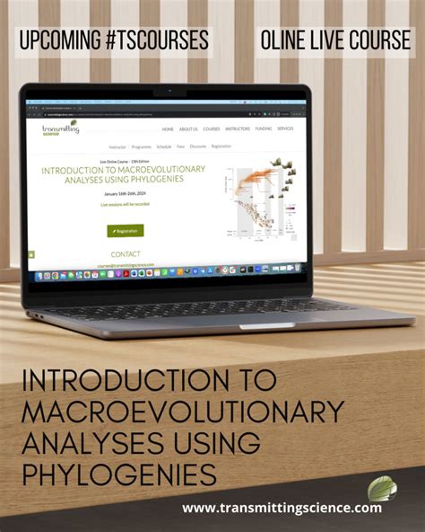 transmitting science on linkedin course introduction to macroevolutionary analyses