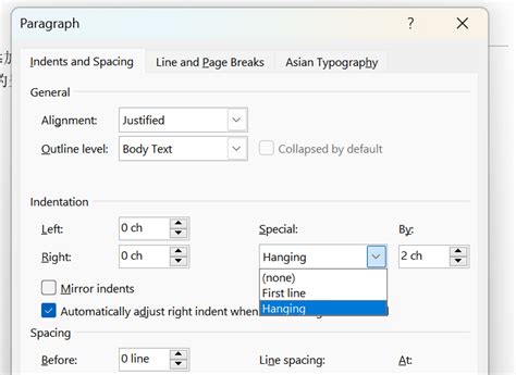 Indent Adds Characters As Units Of Measurement Docs Onlyoffice