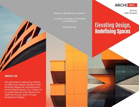 Free Architecture Booklet Template To Edit Online
