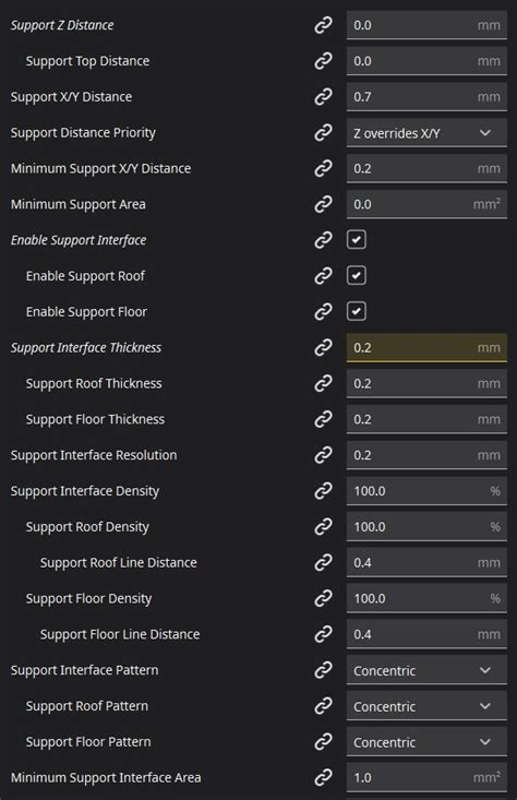 550 540 Support Interface Extruder Creates Brim On First Layer