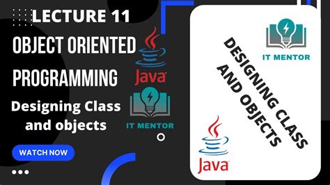 Class And Objects Oop Java It Mentor Youtube