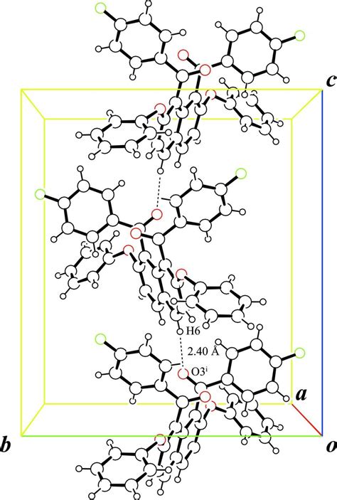 A Partial Crystal Packing Diagram Of Title Compound The Intermolecular