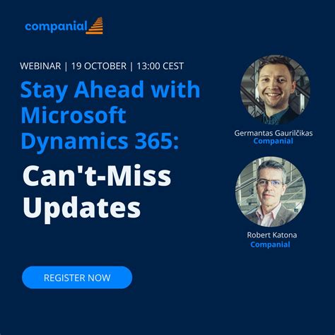 Cee Microsoft Dynamics Partners On Linkedin Stay Ahead With Microsoft Dynamics 365 Cant Miss