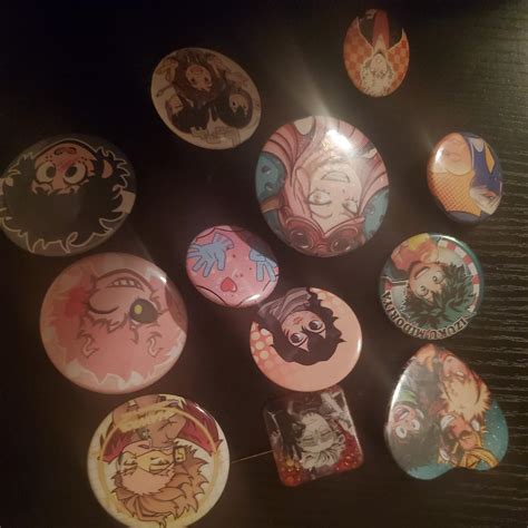 My Hero Academia Pin Lot Collectibles Dm Me For Depop