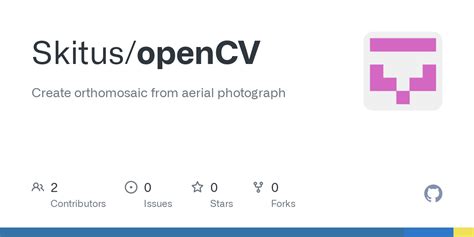 GitHub Skitus OpenCV Create Orthomosaic From Aerial Photograph