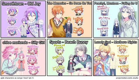 Pjsk Characters As Songs I Love Pt Comic Studio