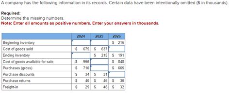 solved determine the missing numbers