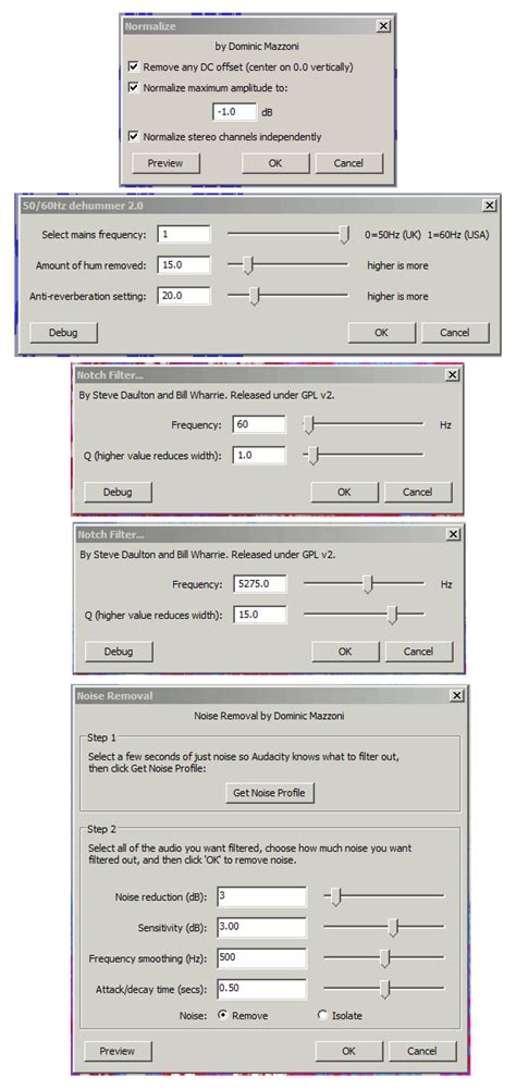 Year Old Analog Audio Noise Removal Issue Windows Audacity Forum
