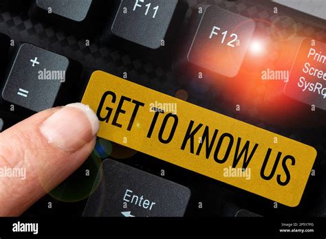 Conceptual Caption Get To Know Us Business Showcase Acquiring An