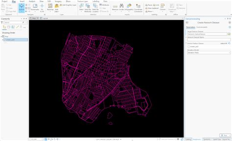 Creating And Building A Simple Esri Network Dataset — Mapping 101