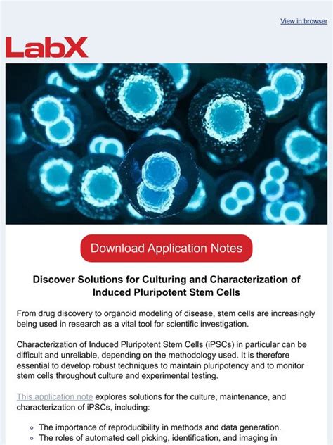 Labx This Application Note The Roles Of Automated Cell Picking
