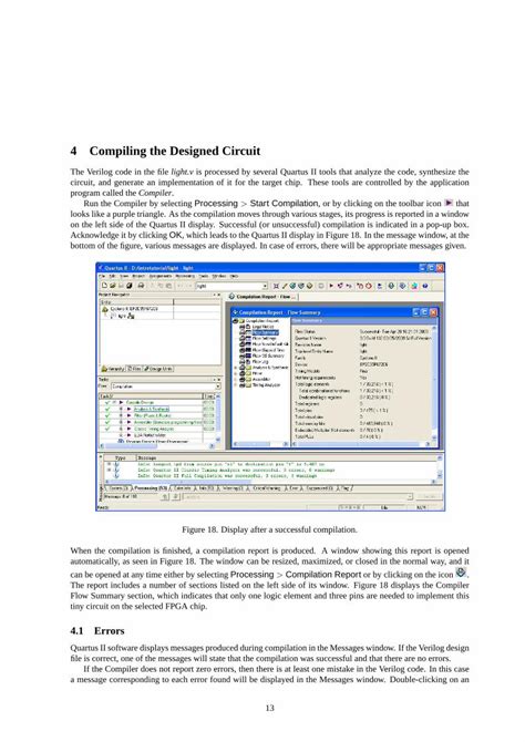 Pdf Quartus Ii Introduction Using Verilog Design · Quartus Ii