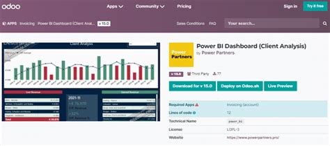 Power BI X Odoo Do We Have A Match Power Partners
