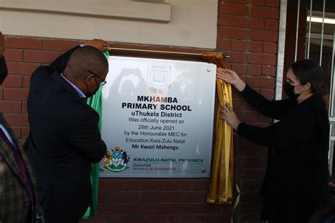 Ladysmith Kzn Mec Officially Launches Mkhamba Primary School Northern Natal News