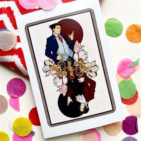 Phoenix Wright Miles Edgeworth Etsy