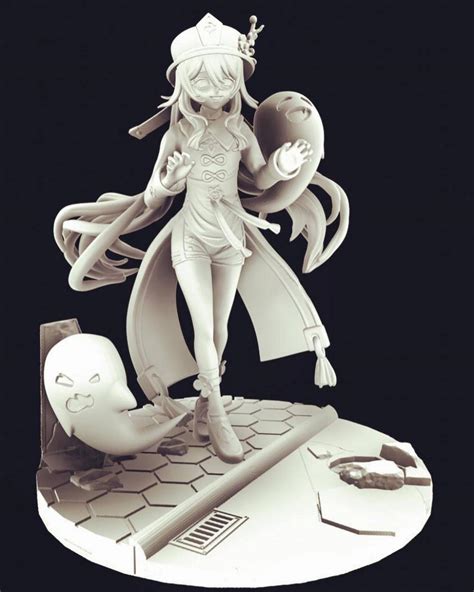 胡桃3d打印模型 胡桃3d打印模型stl下载 动漫游戏3d打印模型 Enjoying3d打印模型网