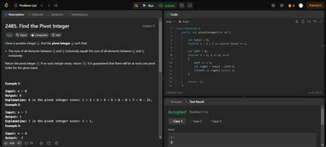 🚀 Day 2 Of My Leetcodechallenge Completed 🚀 Solved Problem 2485 💡💻 Sachin Kumar Posted On