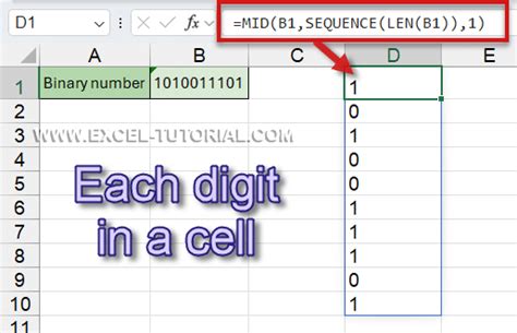 Convert Binary Number To Decimal In Excel 0️⃣ 1️⃣