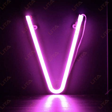White Neon Letters Is Funky And Durable Lita Sign