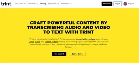 Trint Ai Transcription And Content Editor