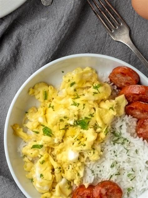 Portuguese Sausage Rice And Eggs Omg Yummy