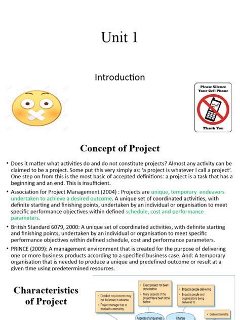 Unit 1 1 Pdf Project Management Goal