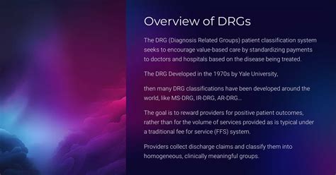Overview Of Drgs